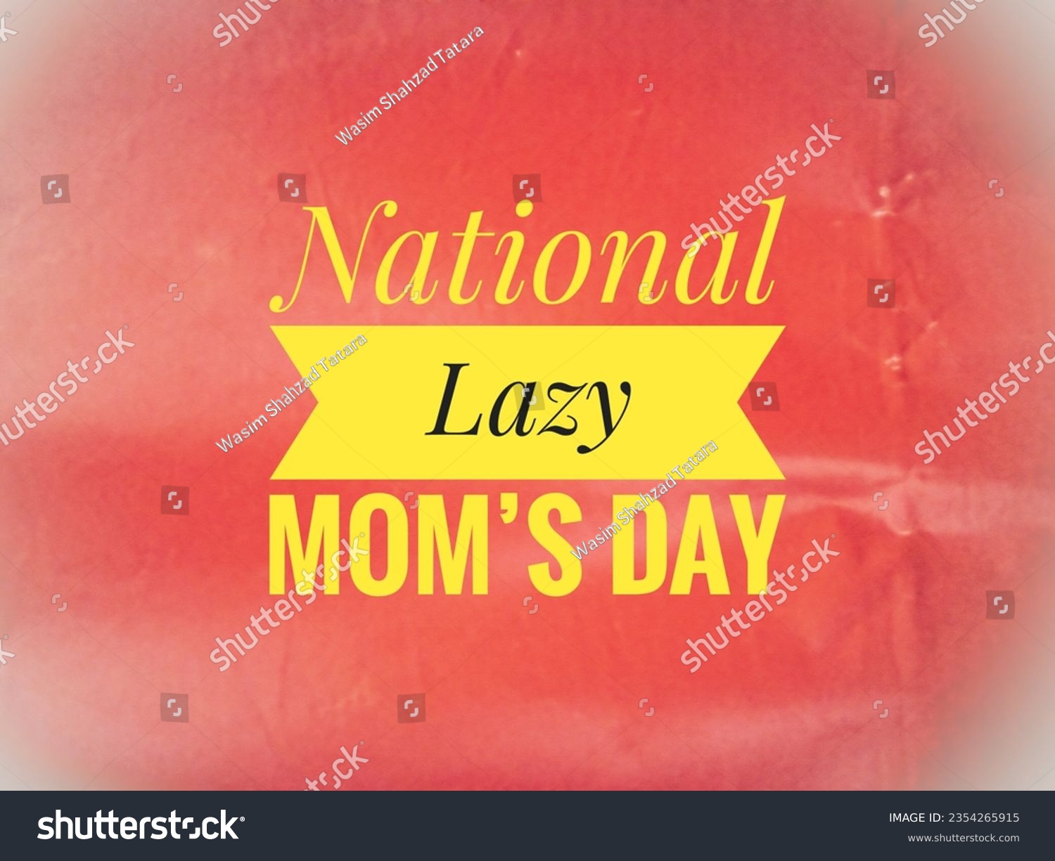 National Lazy Mom's Day - ReviewFitHealth.com